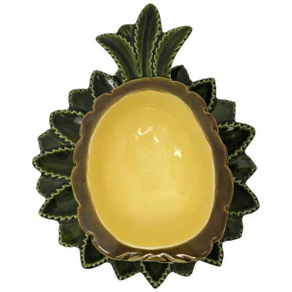 Dining | Pineapple Bowl Plate Fruit Serving Set Dip Hobbyist Ceramic ...